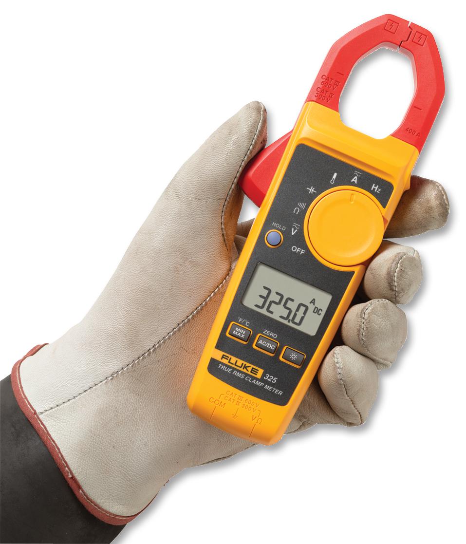 FLUKE 325 - Fluke - Clamp Meter, True RMS, 400 A AC