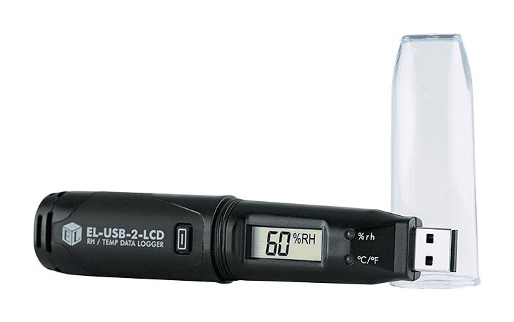 EL-USB-2-LCD+ - Lascar - Data Logger, USB Temperature & Humidity, 2 Channel