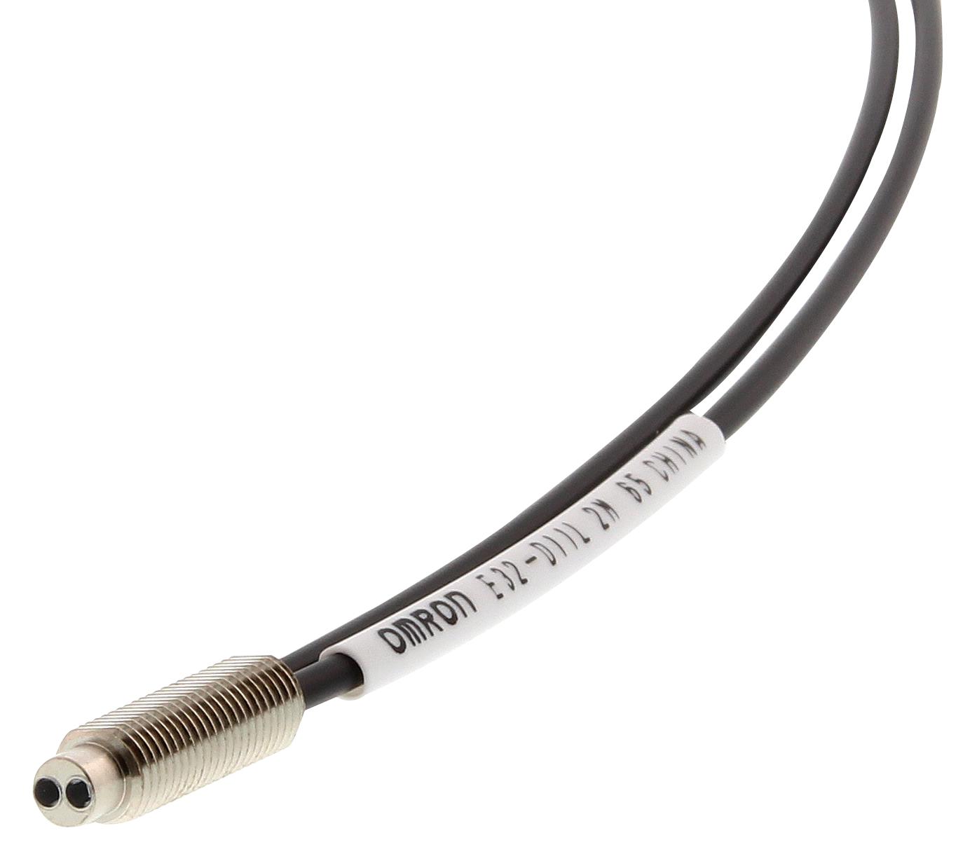 E32-D11L 2M - Omron Industrial Automation - Fiber Optic Sensor Cable, Diffuse, General Purpose