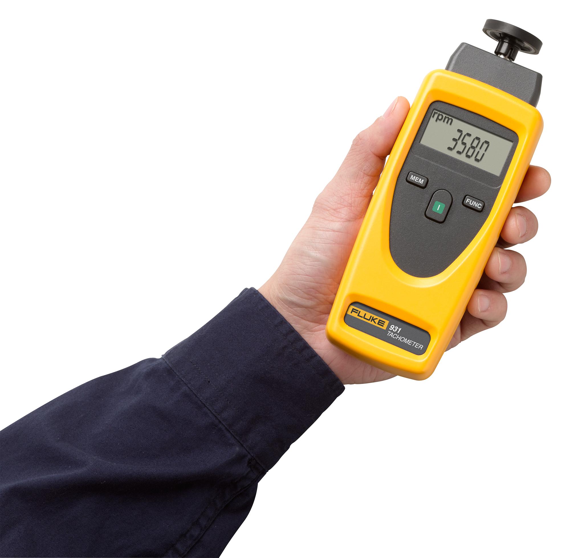 FLUKE-931 ESP - Fluke - Tachometer, 1RPM to 19999RPM, 175 mm