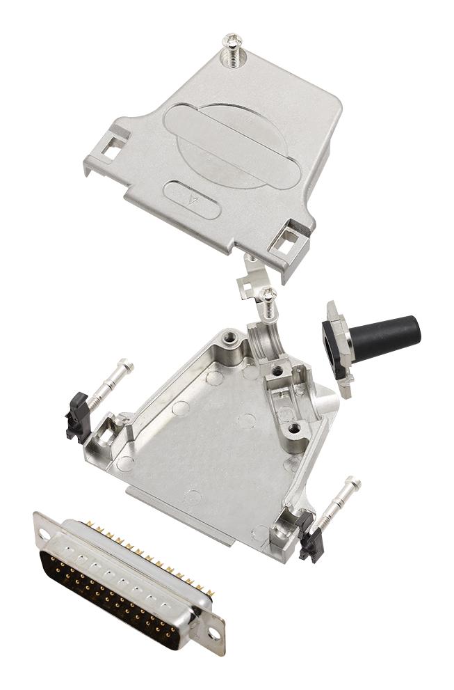 L17D45ZF25-RG+L717SDB25P - Amphenol Communications Solutions - D Sub Connector, With Backshell, DB25