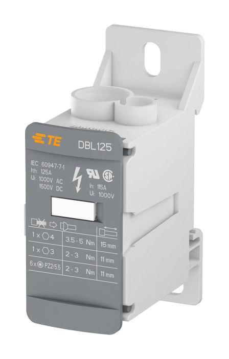 1SNL312510R0000 - Entrelec - Te Connectivity - Panel Mount Barrier ...