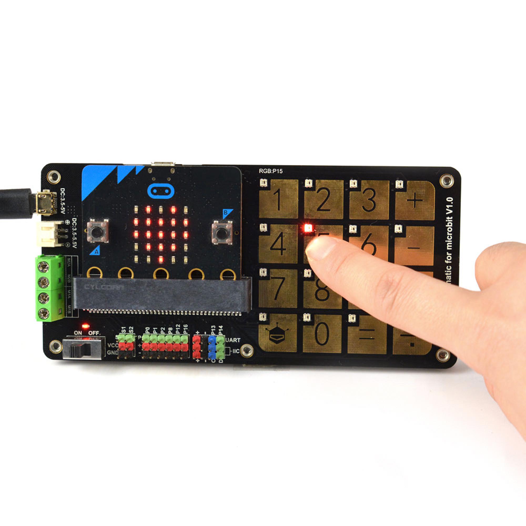 MBT0016 - Dfrobot - Touch Keyboard, Math & Automatic, BBC micro:bit Boards