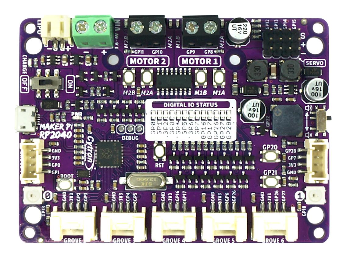 MAKER-PI-RP2040 - Cytron - Raspberry Pi Board, RP2040, 32 Bit