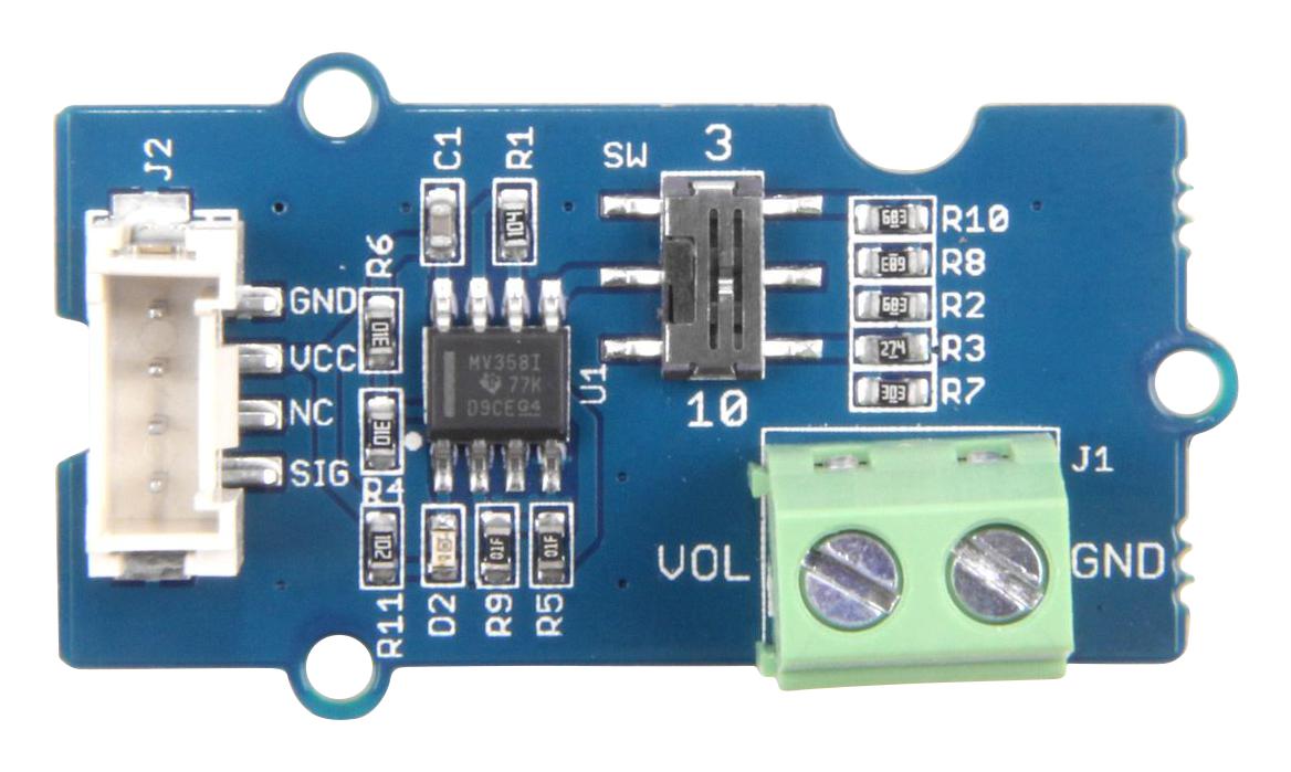 104020000 - Seeed Studio - Voltage Divider Board, 4.7V to 5.3V, Arduino ...