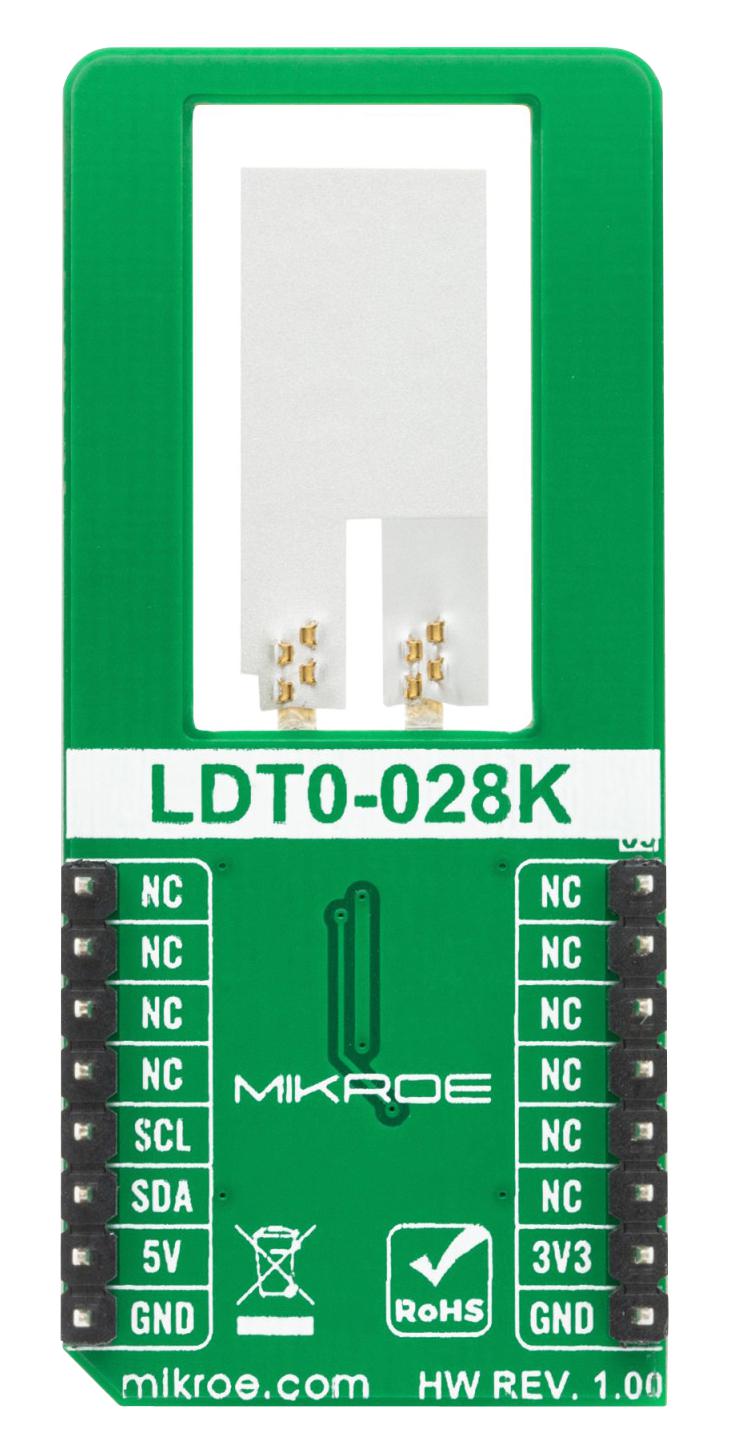 MIKROE-4355 - Mikroelektronika - Add-On Board, Vibra Sense 2 Click, MikroBUS Compatible ...