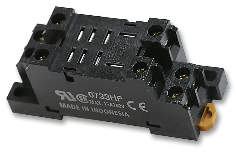 PTF08AE - Omron Industrial Automation - Relay Socket, Finger Protection, DIN Rail