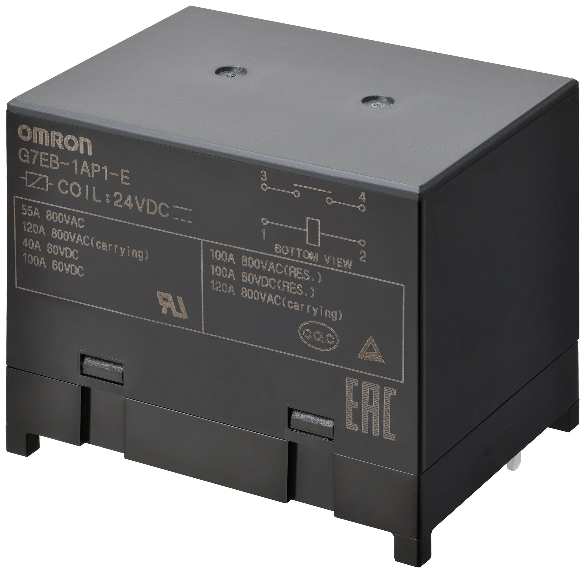 G7EB-1A-E-DC24 - Omron Electronic Components - Power Relay, SPST-NO, 24 VDC