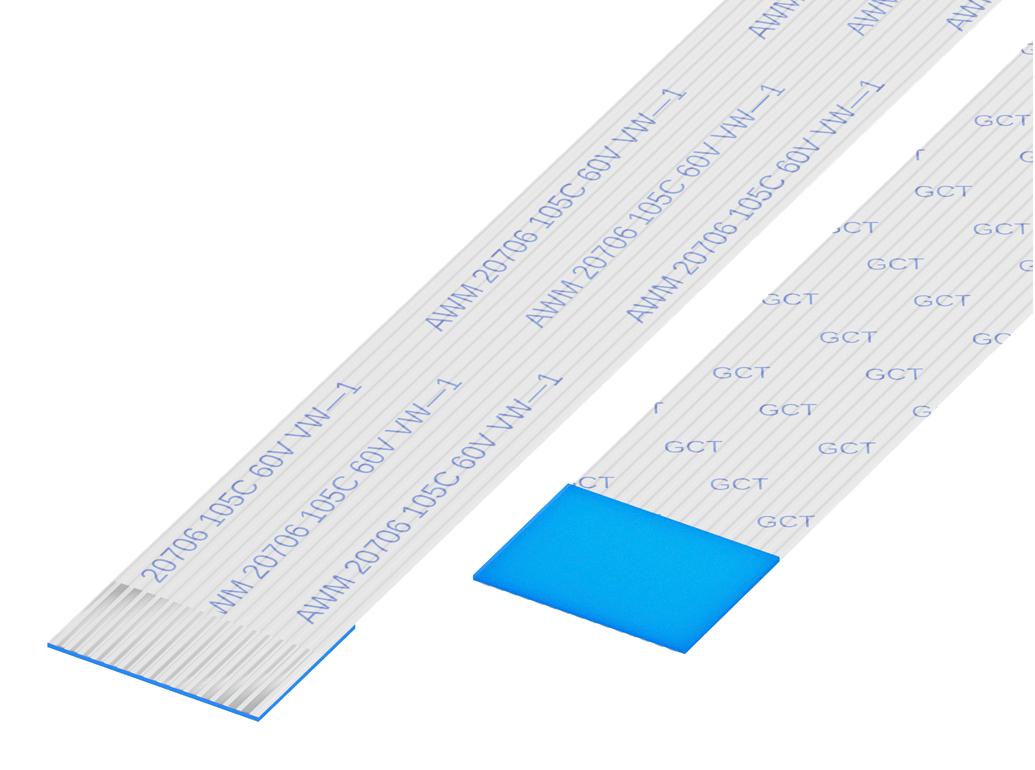 05-22-A-0076-A-4-06-4-T - Gct (global Connector Technology) - FFC / FPC Cable, 22 Core, 0.5 mm