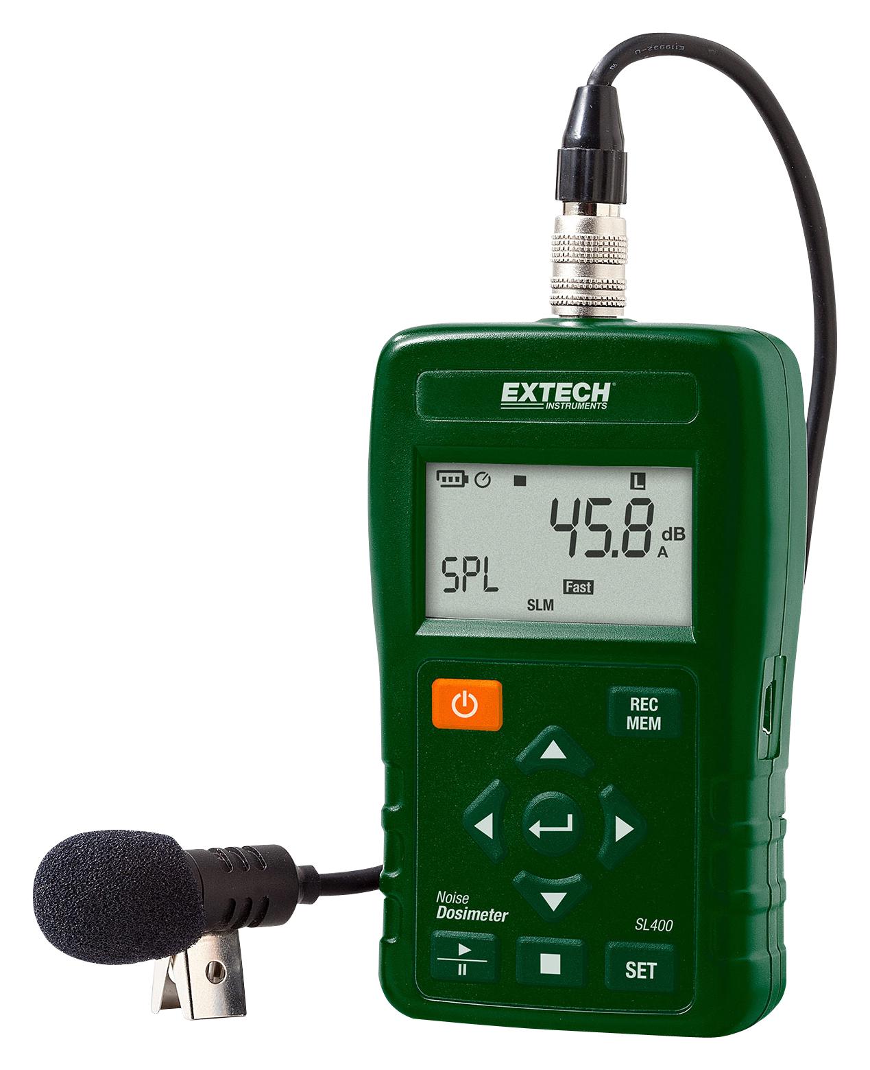SL400 - Extech Instruments - Sound Level Meter, 70 dB, 140 dB