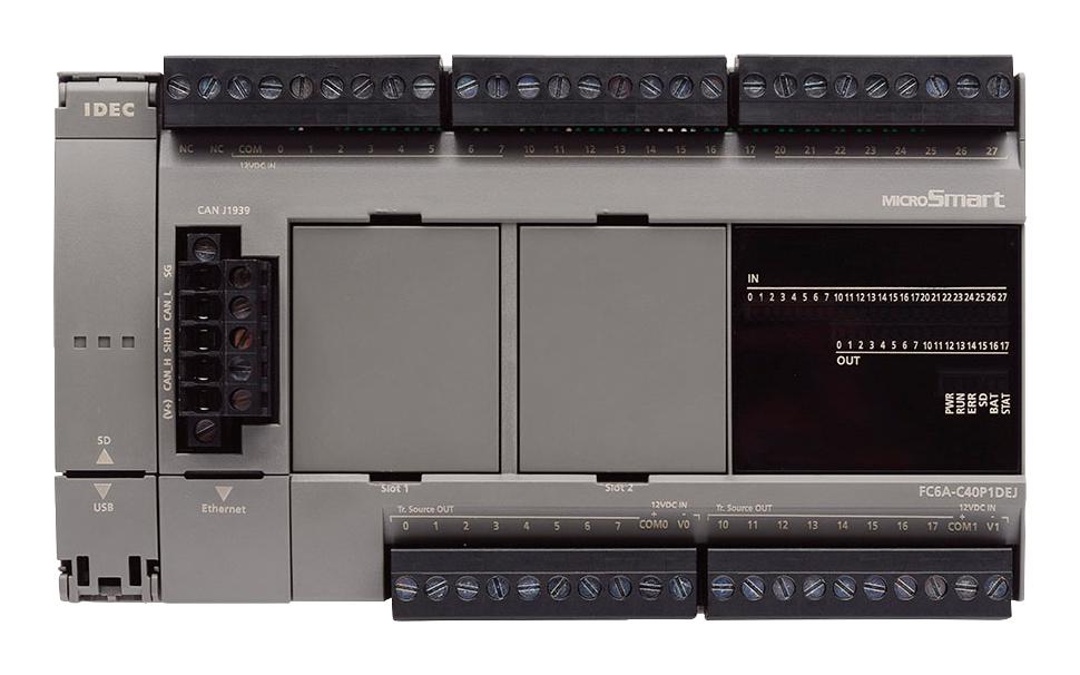 FC6A-C40P1CE - Idec - PLC, Transistor Source, 24 Input