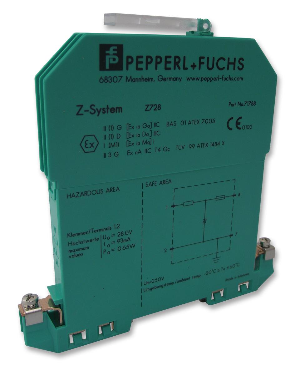 Z728 - Pepperl+fuchs - Zener Barrier, Voltage, DC