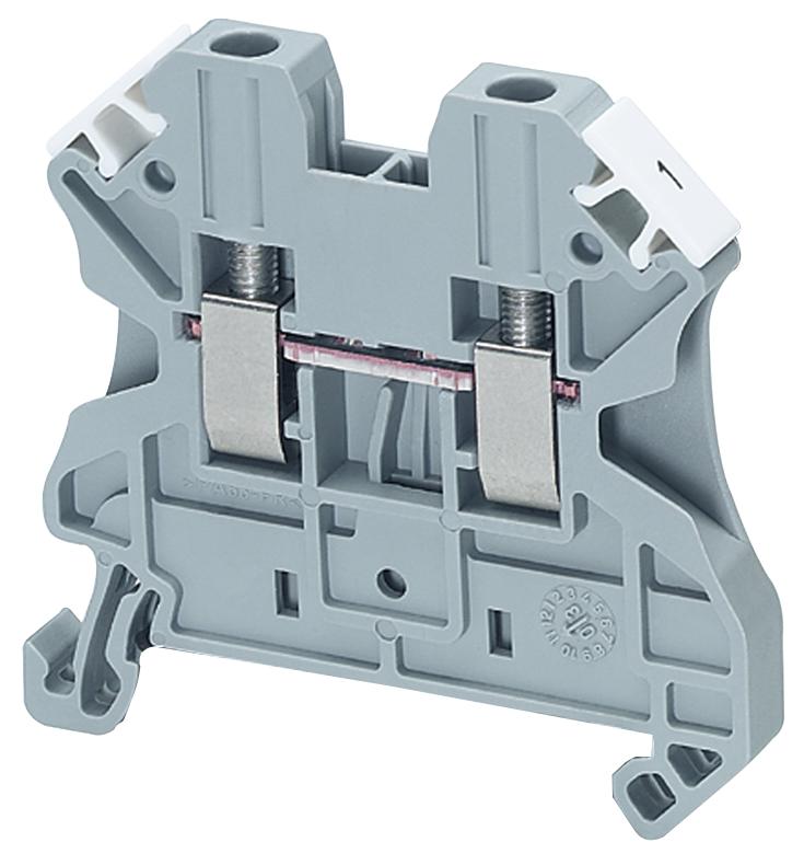 3044131 - Phoenix Contact - DIN Rail Mount Terminal Block, 2 Ways, 24 AWG