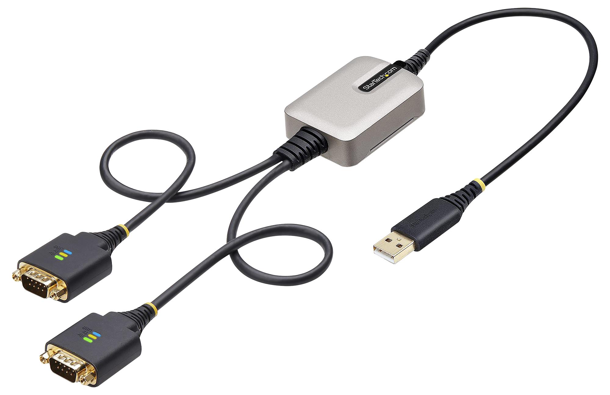 2P1FFC-USB-SERIAL - Startech - Converter, USB 2.0 Type A to 2 x D-Sub 9 ... 2P1FFC-USB-SERIAL - Startech - Converter, USB 2.0 Type A to 2 x D-Sub 9 ...