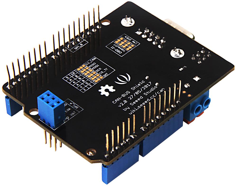 103030215 - Seeed Studio - CAN-BUS Shield Board, MCP2515, MCP2551 103030215 - Seeed Studio - CAN-BUS Shield Board, MCP2515, MCP2551