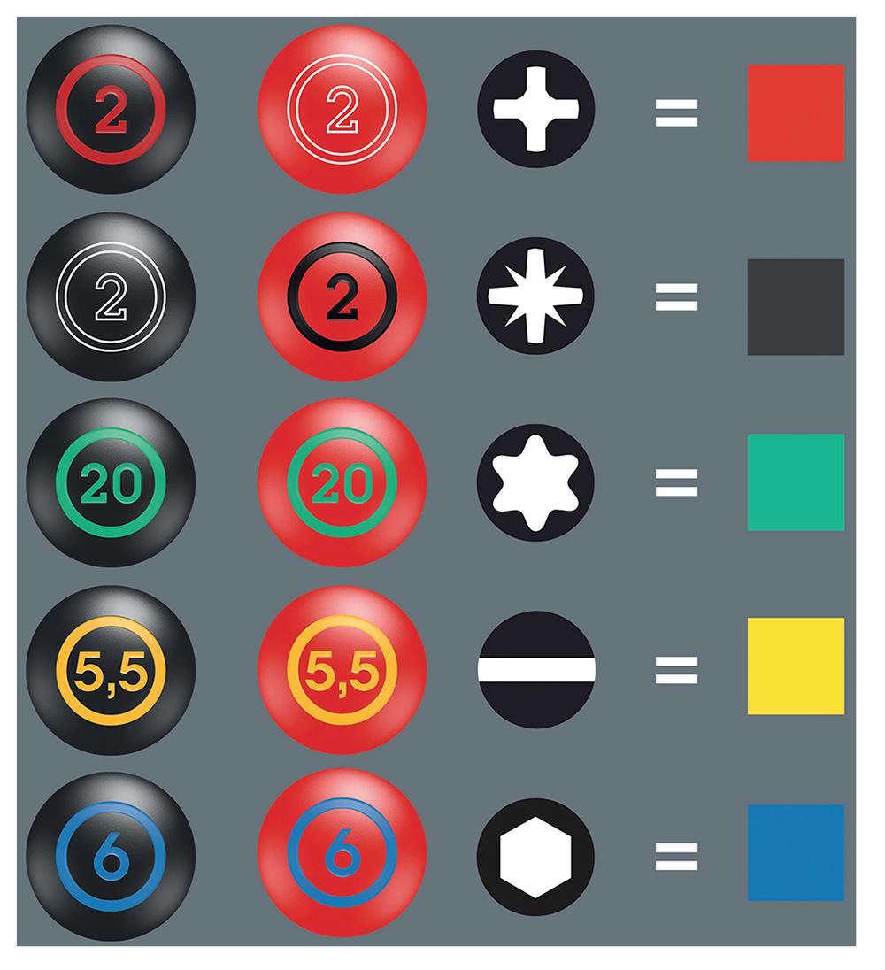 05347735002 - Wera - Screwdriver Set, Slotted, Phillips #2