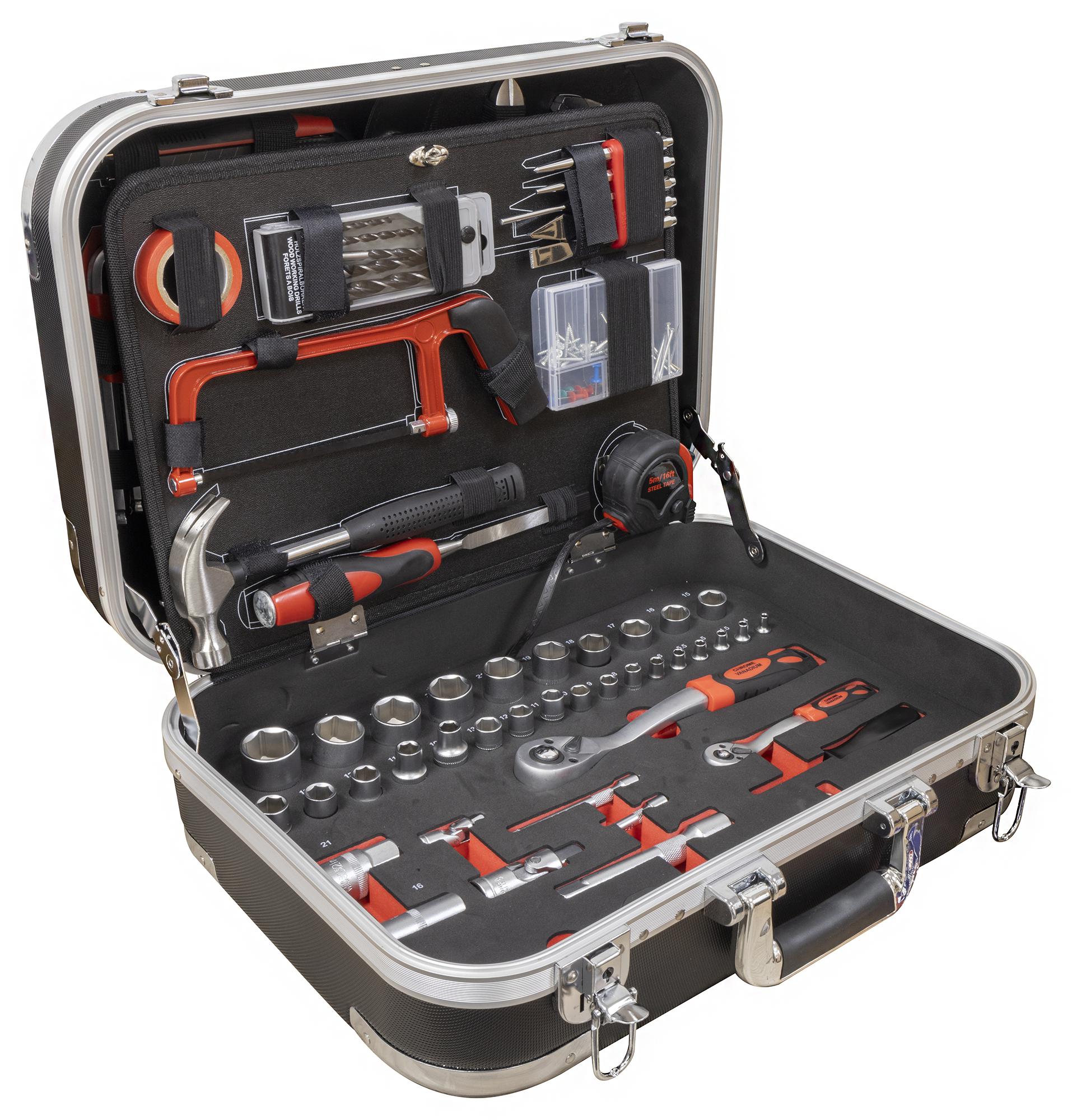 D02155 - Duratool - General Tool Kit, Assorted, 152 Pieces