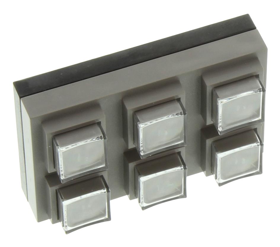 82-601-81 - Grayhill - SWITCH, KEYPAD, 2X3