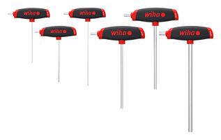 45620 - Wiha - Mechanic Tool Set, L-Key with T-Handle, 6 Pieces