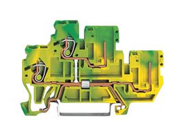 870-107 WAGO, DIN Rail Mount Terminal Block, 2 Ways, 28 AWG | element14 ...
